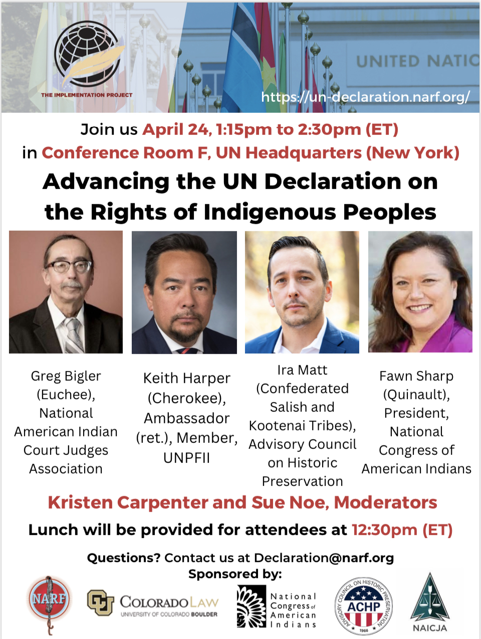 UN Permanent Forum Side Event for “Advancing the UN Declaration on the ...